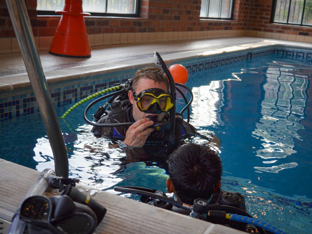 Try scuba diving for children and adults in Leicestershire & Cornwall, UK